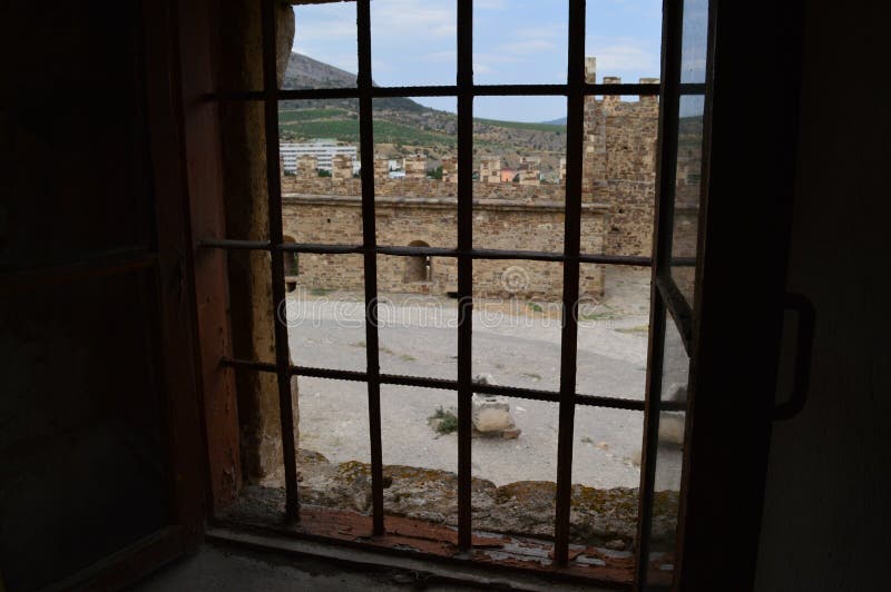 Ancient cage stock photo. Image of sunny, construction - 190592992