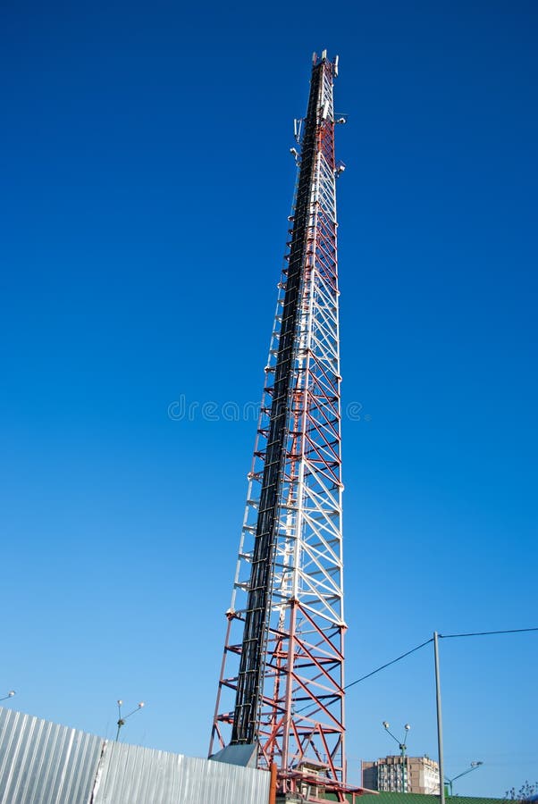 Large Antenna Oriented Upwards Showing the Interior of Its Enormous ...