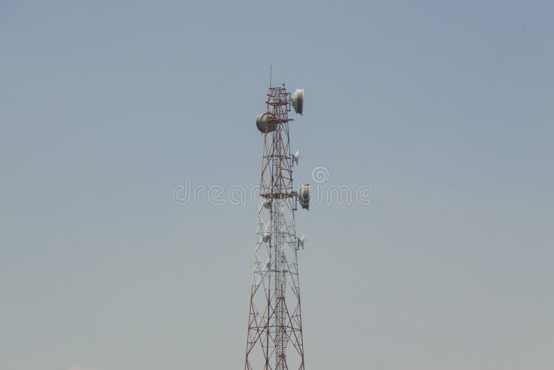 Large Antenna Oriented Upwards Showing the Interior of Its Enormous ...