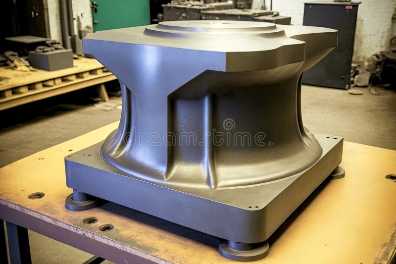 Large Anvil with Flat Top Surface for Machining Metal Products Stock ...