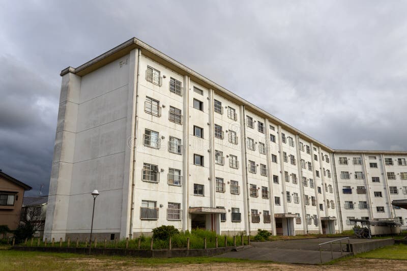 Large Apartment Block, Kanazawa, Japan Editorial Photography - Image of ...