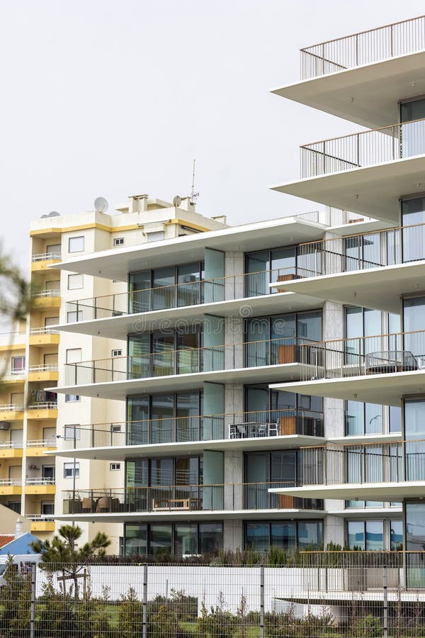 Large apartment complex stock photo. Image of algarve - 379534462
