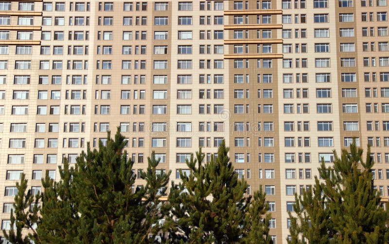 Large apartment complex stock image. Image of block, engineer - 46312223