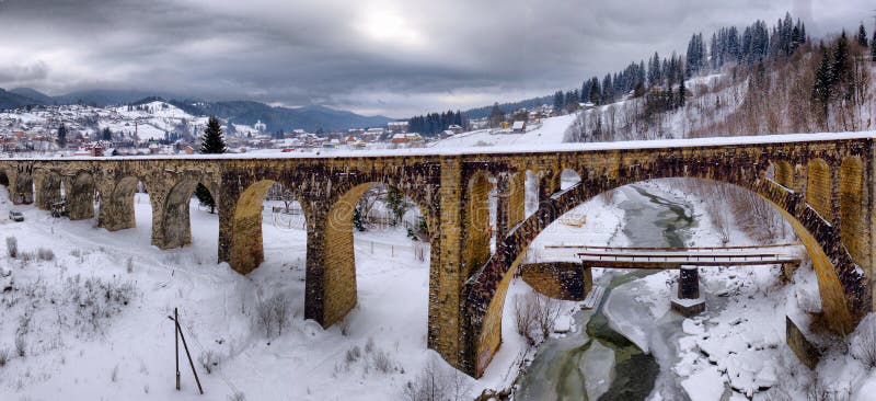 Large Arch of a Brick Bridge. Old Prewar Bridge Stock Image - Image of ...