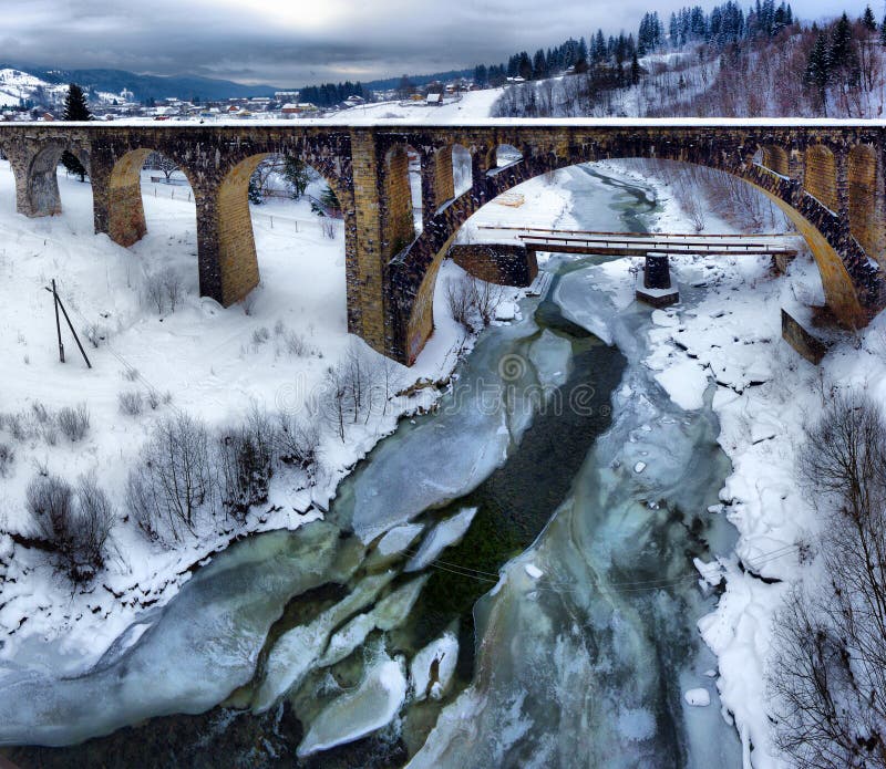 Large Arch of a Brick Bridge. Old Prewar Bridge Stock Image - Image of ...