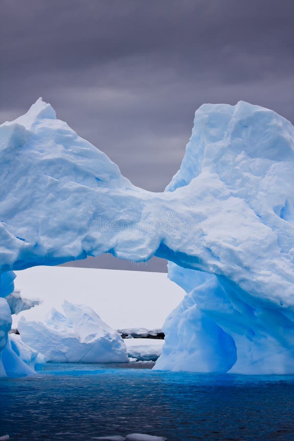 Large Arctic iceberg stock photo. Image of arctic, hollow - 17659254