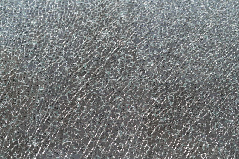 Large area of broken glass stock image. Image of full - 167415855