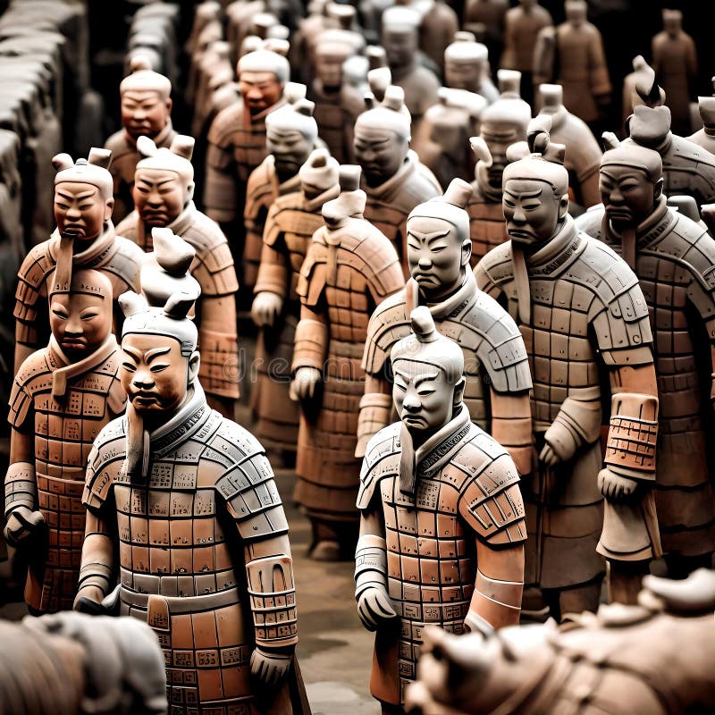 Terracotta Soldiers Stock Illustrations – 41 Terracotta Soldiers Stock ...