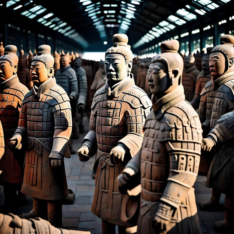 Terracotta Soldiers Stock Illustrations – 41 Terracotta Soldiers Stock ...