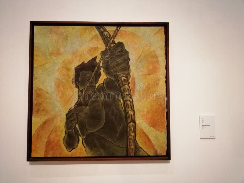 A Large Art Piece on Display in a Museum Setting, Editorial Image ...