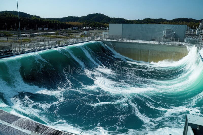 Large Artificial Wave Produced for Surf Training at a Facility in Japan ...