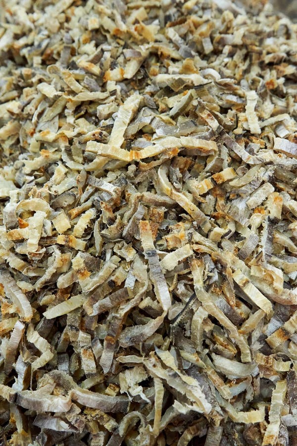 A Large Assortment of Dried Fish is on Display in the Asian Store Stock ...