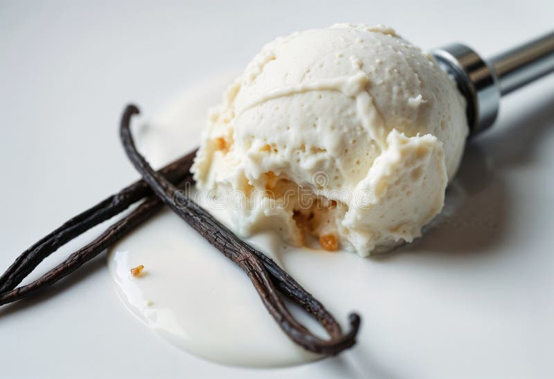 Large Assortment of Ice Cream Cones. Various Flavors Isolated on a ...