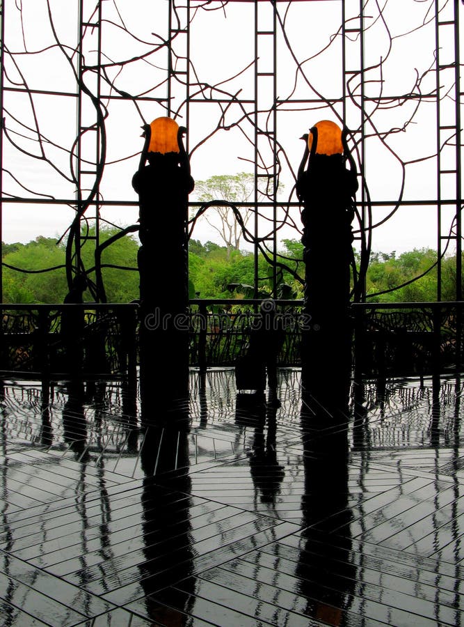 Large atrium window stock image. Image of polish, flooring - 4921581