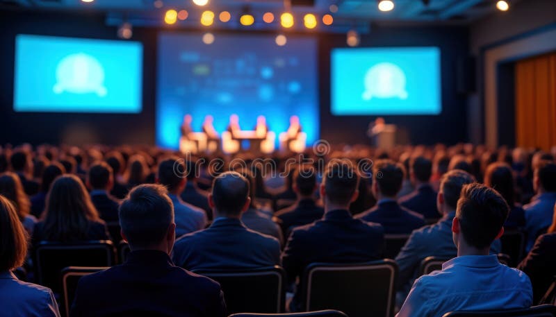 Large Audience Attends Conference Session with Panel Discussion ...