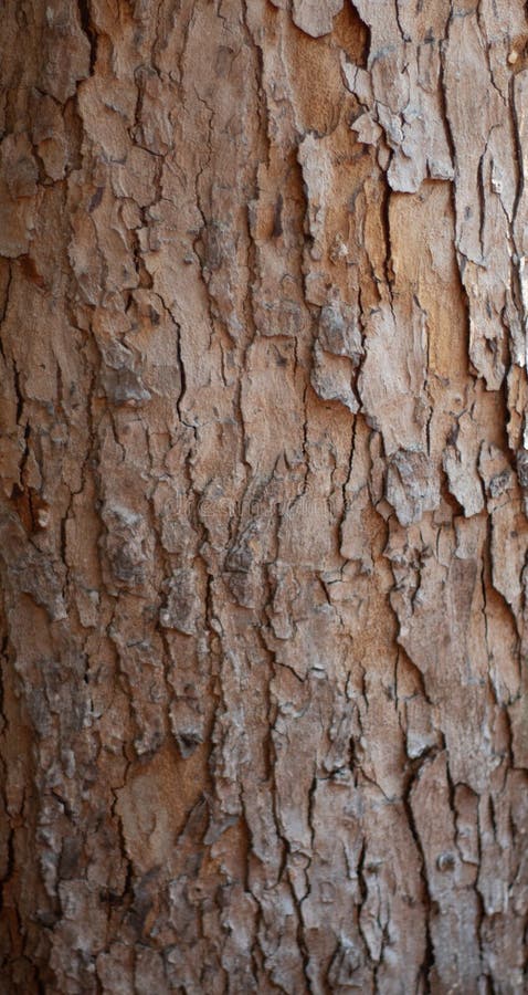 The Large Bark Looks Very Dignified Brown in Detail Stock Image - Image ...