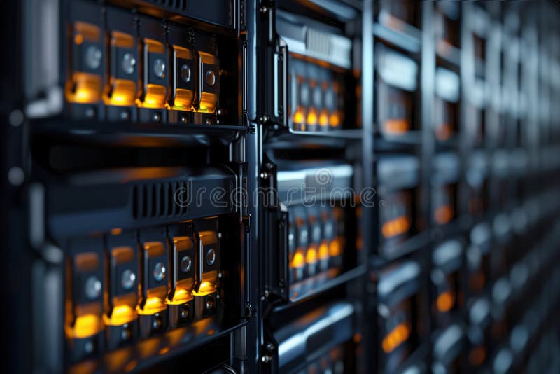 Large Battery Pack is Used As Backup Power Source in Data Center at ...