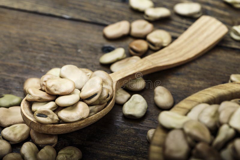 Large beans on the table stock image. Image of closeup - 126964821