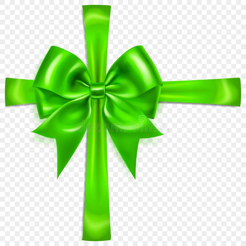 Large Beautiful Bow with Crosswise Ribbons Stock Vector - Illustration ...