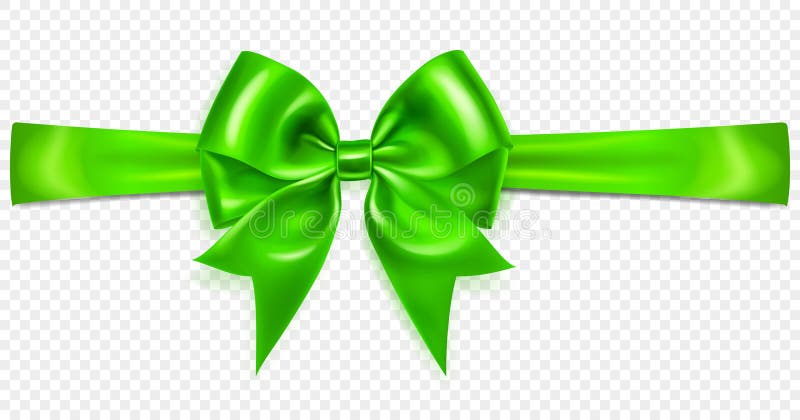 Large Beautiful Bow with Horizontal Ribbon Stock Vector - Illustration ...