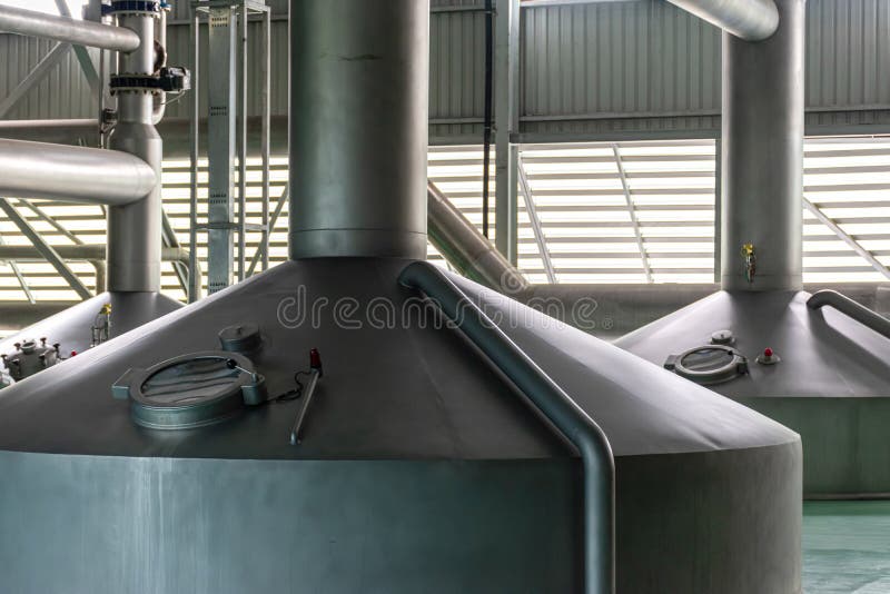 Large Beer Boiler in the Brewery Stock Photo - Image of draft, boiler ...