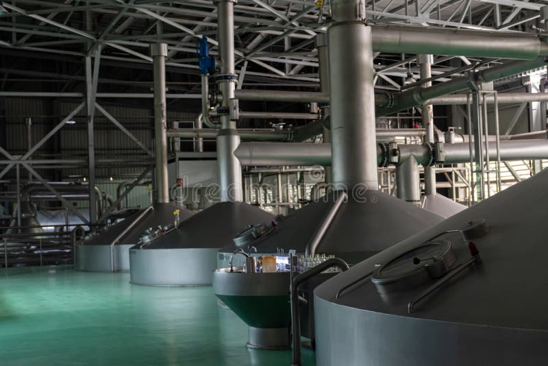 Large Beer Boiler in the Brewery Stock Image - Image of equipment ...