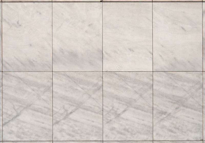 Large Beige Rectangular Stone Tiles on an Exterior Facade Stock Photo ...