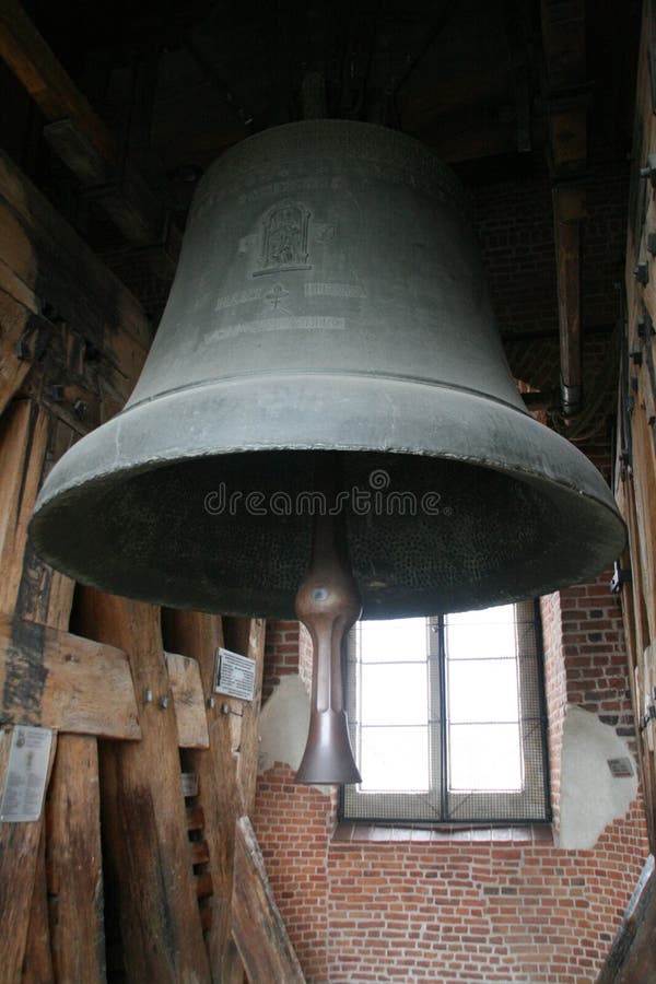 Bell in the Castle Tower in Krakow, Poland. Stock Image - Image of ...