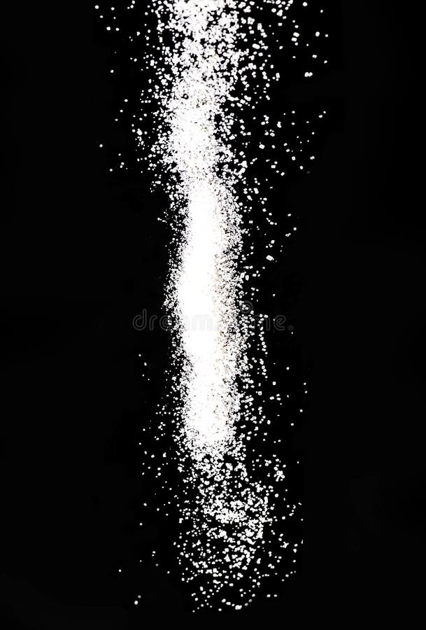 Salt Falling into a Pile stock image. Image of falling - 48636853