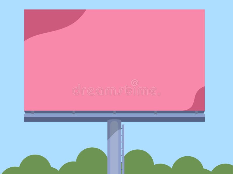Large billboard stock vector. Illustration of number - 345498614