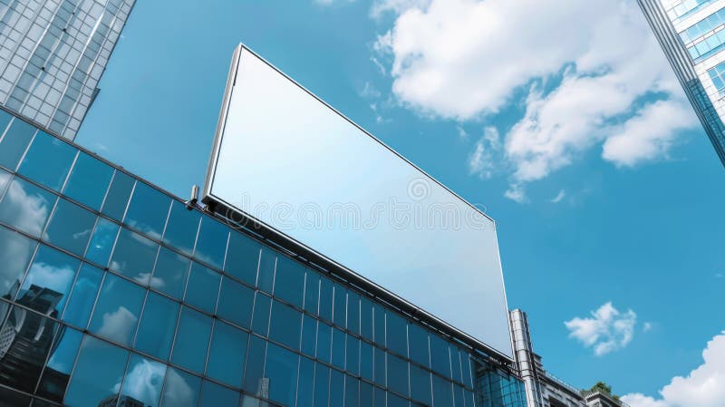 A Large Billboard on the Side of a Building with Eye-catching Visuals ...