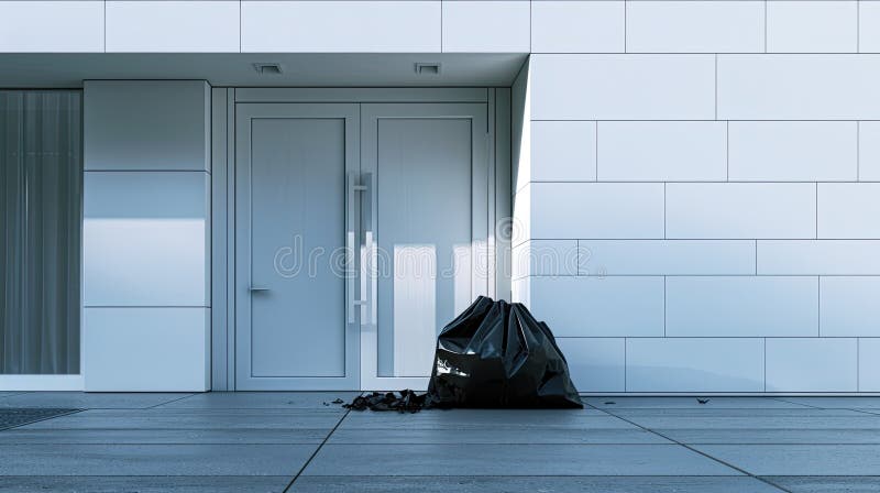A Large Black Bag of Garbage Placed Conspicuously on the Threshold of a ...