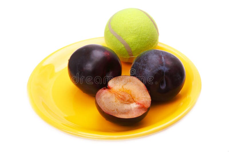 Large black plum stock image. Image of yellow, damson - 16071005