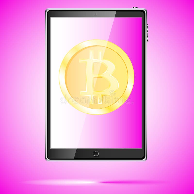 A Large Black Realistic Mobile Smart Touch-sensitive Slim Tablet ...