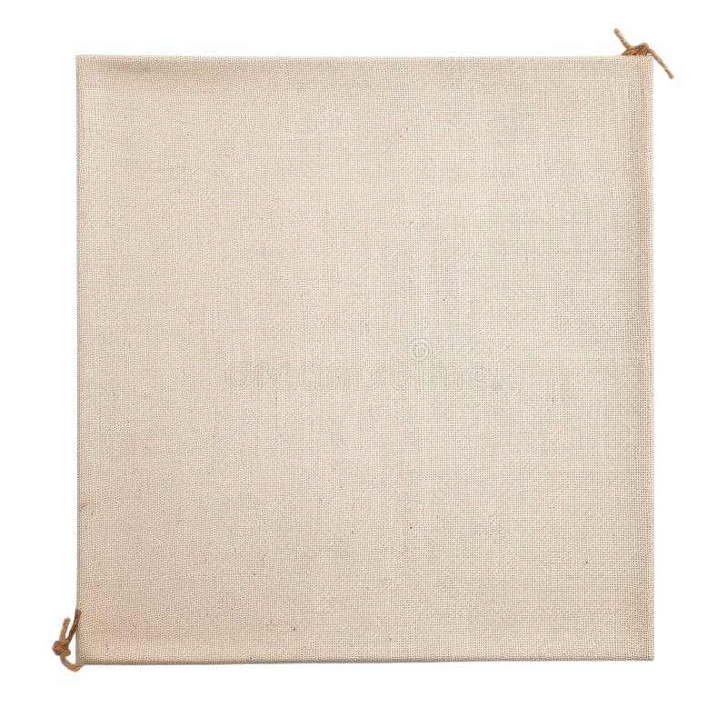 A Blank Canvas Isolated on a Transparent Background Stock Photo - Image ...