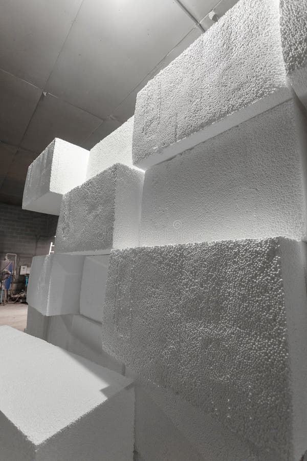 Large Blocks of Polystyrene Stock Image - Image of piled, heap: 75602239