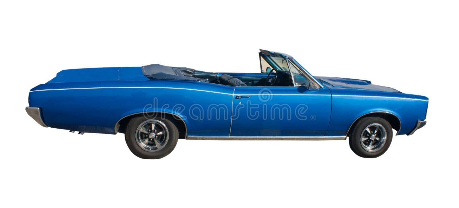 Blue American Muscle Car stock image. Image of isolated - 4585855