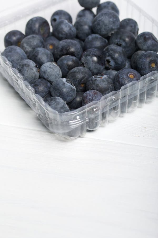 Large Blueberries in a Decorative Container. International Day without ...