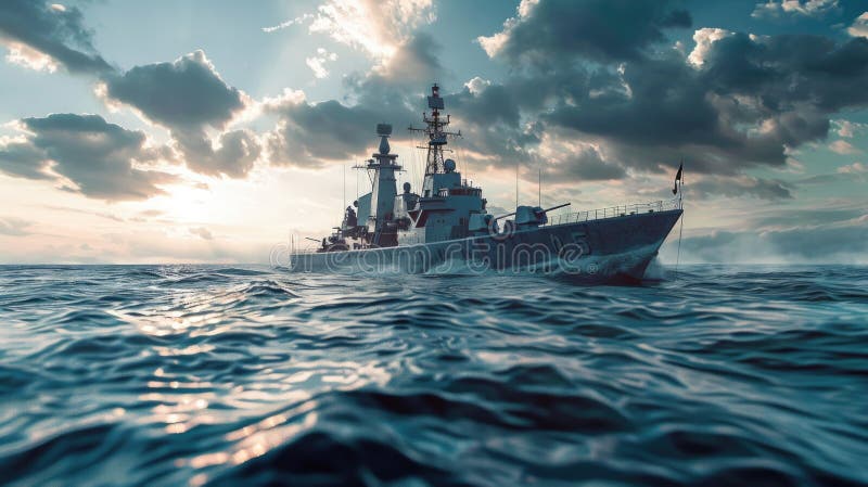 A Large Boat Floating on the Water, Suitable for Various Nautical ...