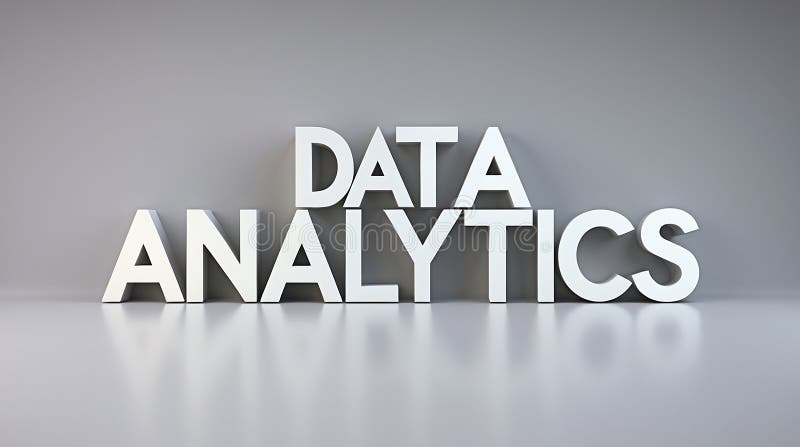 Key Principles of Data Analytics Displayed in Bold Typography on a ...