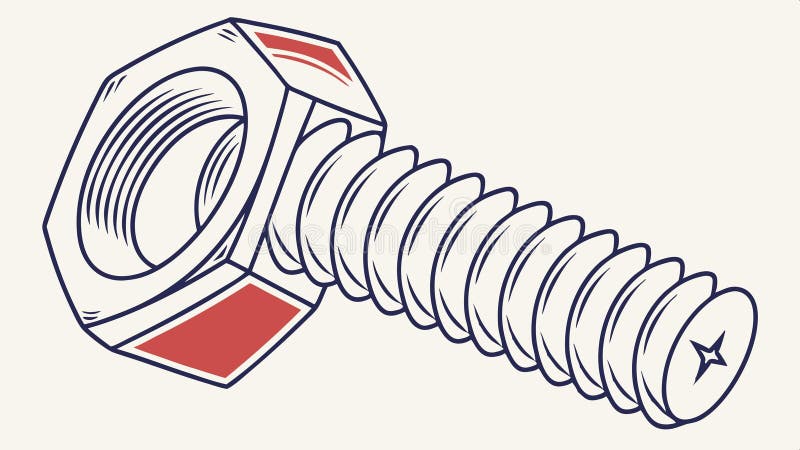 Corresponding Nut Stock Illustrations – 13 Corresponding Nut Stock ...