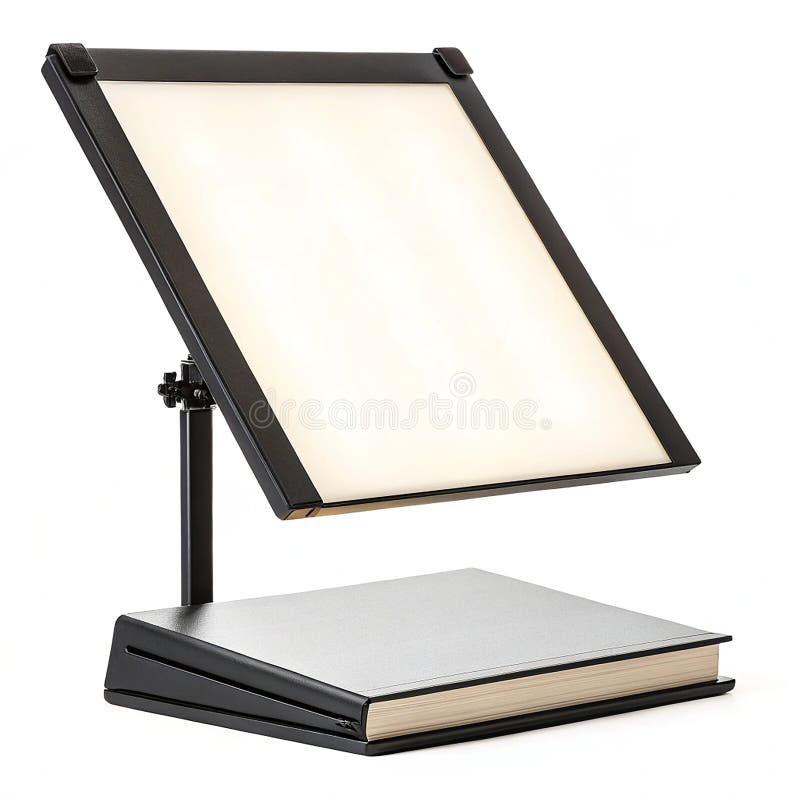 Large Book Light with Adjustable Brightness Stock Illustration ...