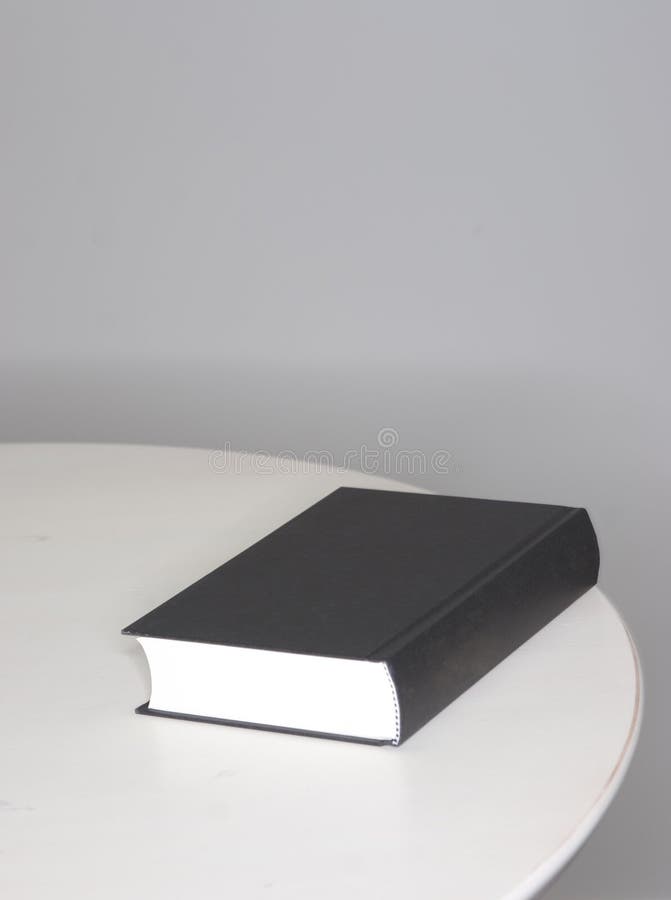 Large book on table stock image. Image of learn, black - 2176275