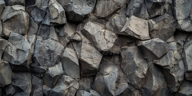 Large Boulder Wall Background with Rough and Jagged Rock Formations ...