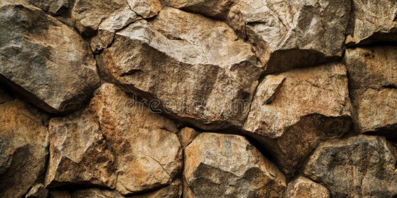 Large Boulder Wall Background with Rough and Jagged Rock Formations ...