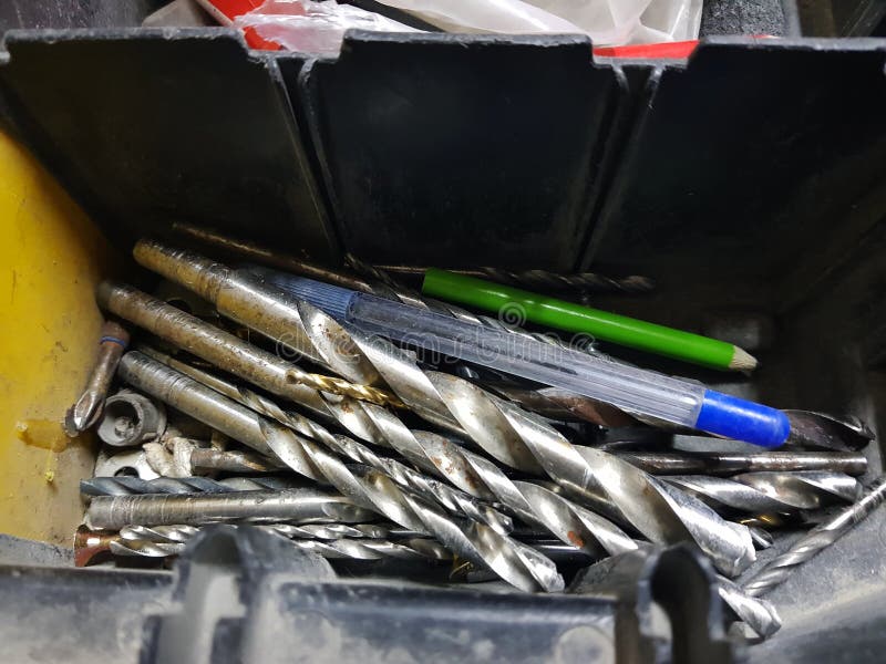 Large Box for Professional Building Tools Stock Image - Image of ...