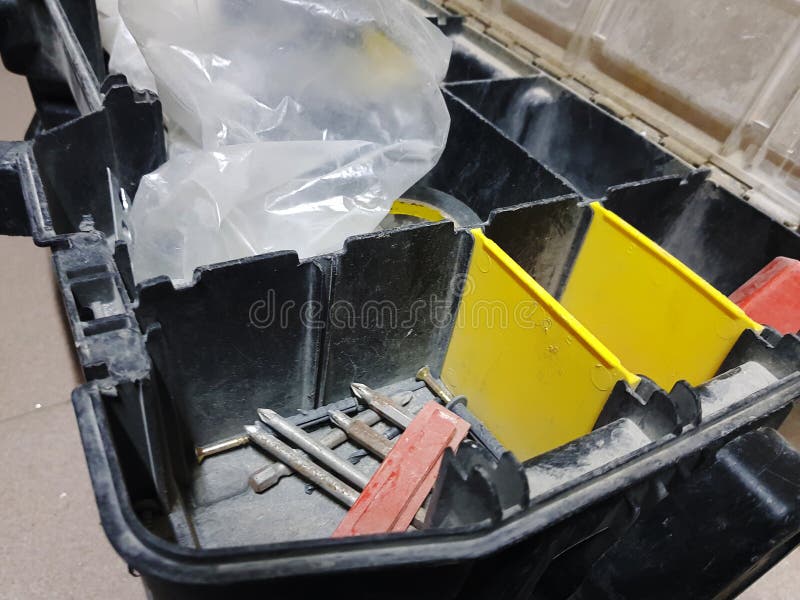 Large Box for Professional Building Tools Stock Image - Image of tool ...