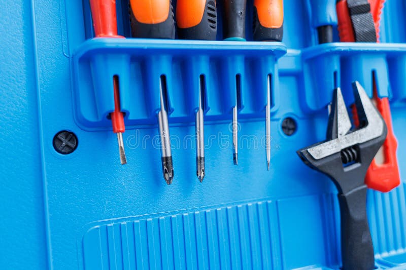 A Large Box of Repair Tools Stock Image - Image of mechanic, large ...