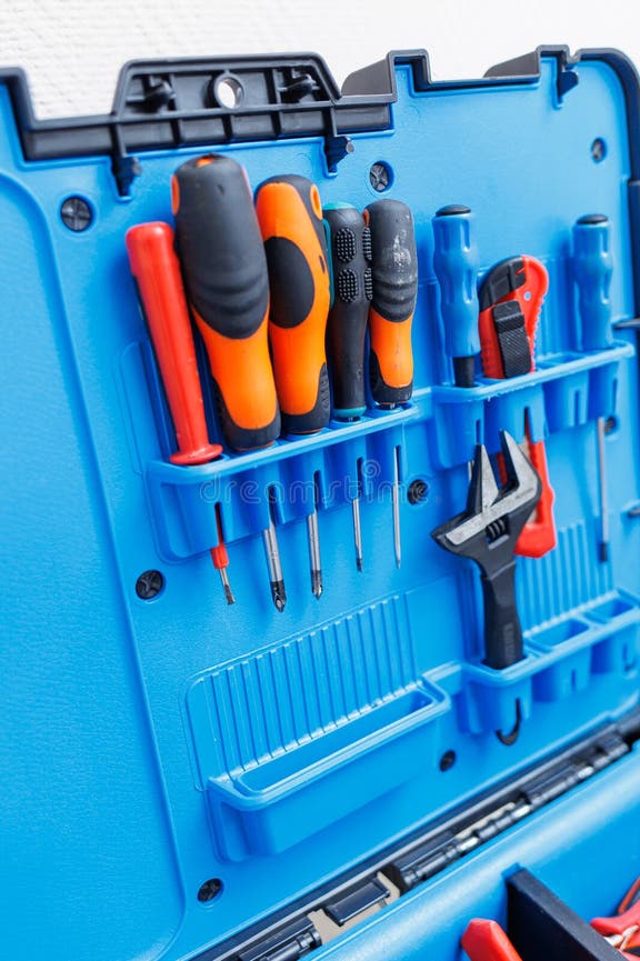 A Large Box of Repair Tools Stock Photo - Image of industry, handyman ...