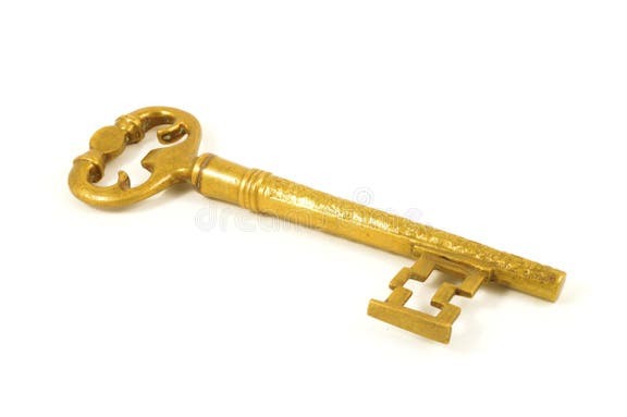 Large Brass Key stock image. Image of business, large - 174349017